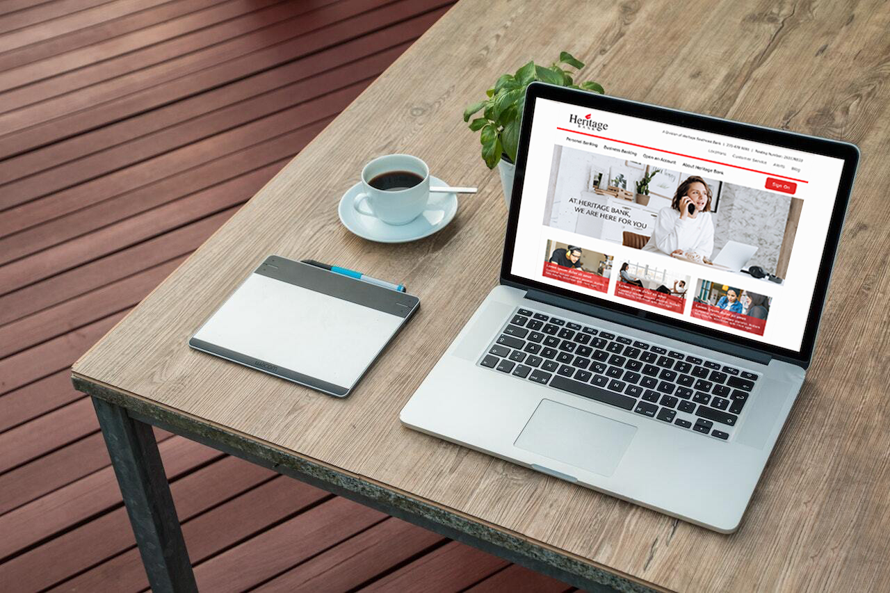 Community Bank Website Design Adpharos