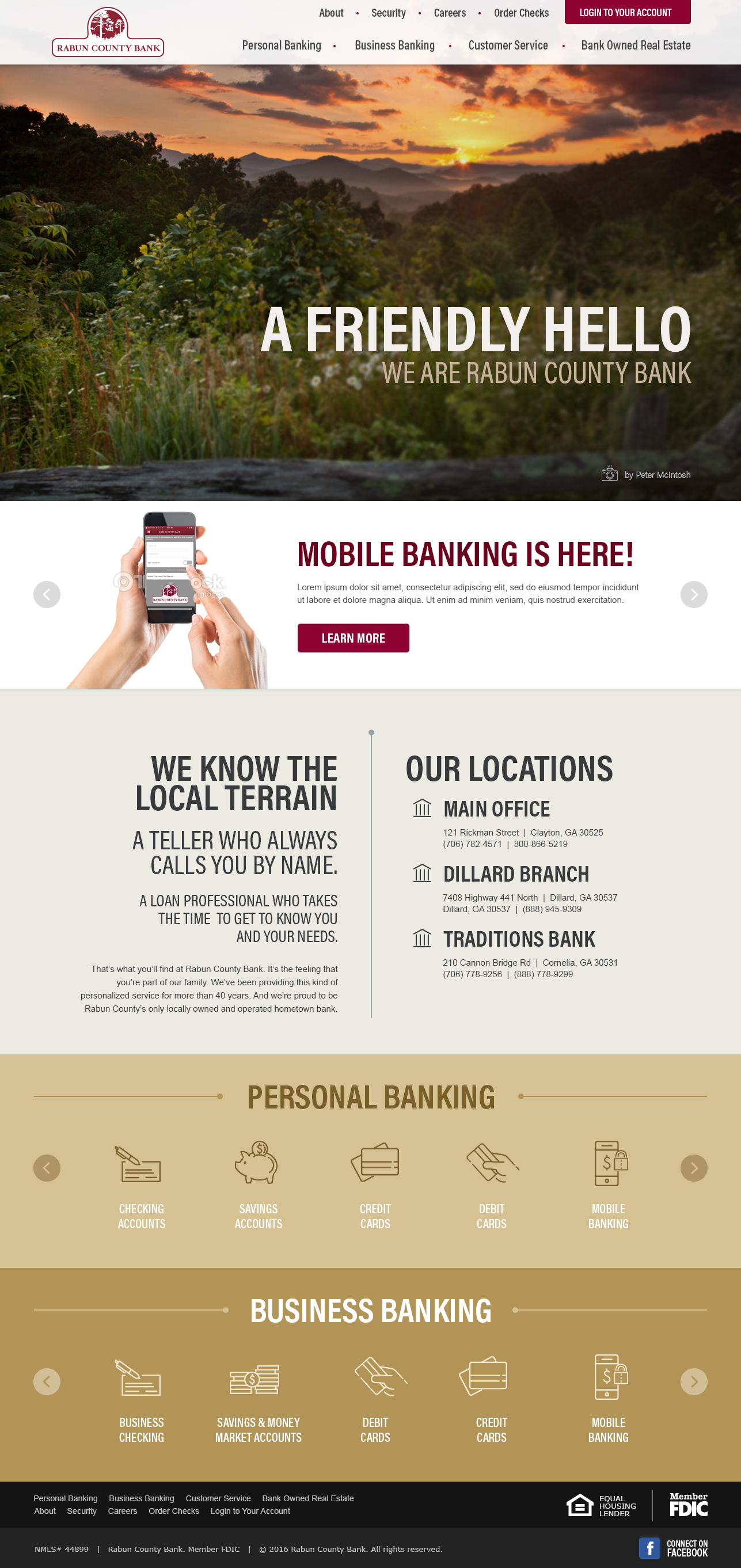 Community Bank Website Design | adPharos